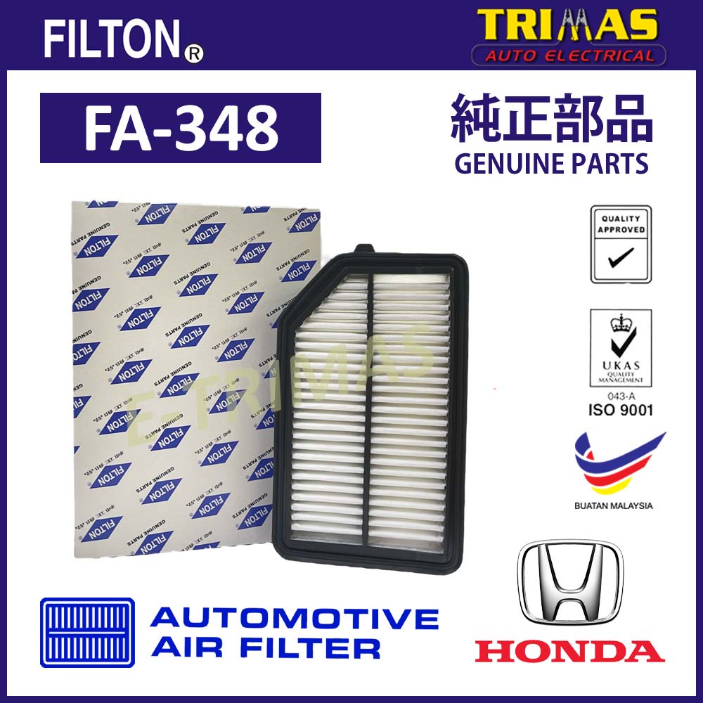 FILTON Air Filter Honda City T9A GM6 Jazz T5A GK5 BRV HRV Penapis Udara ...