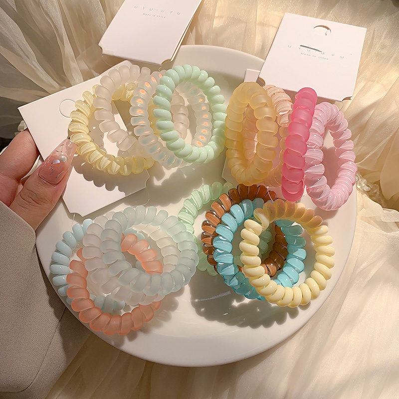 Telephone Coil Hair Korean ins Influencer Seamless Head Rope New Style ...