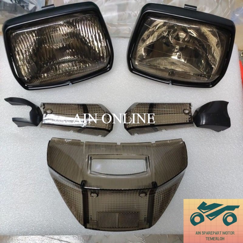 Head lamp lampu depan signal cover depan tail lamp cover lampu belakang honda ex5 ex5 dream ...