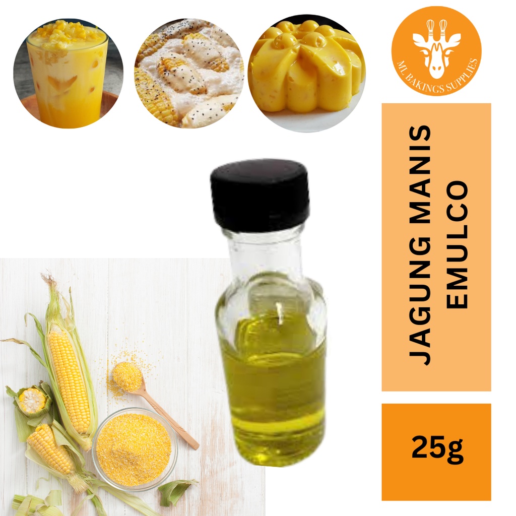 [READY STOCK] SWEET CORN EMULCO | PERISA JAGUNG MANIS | BAKING ...