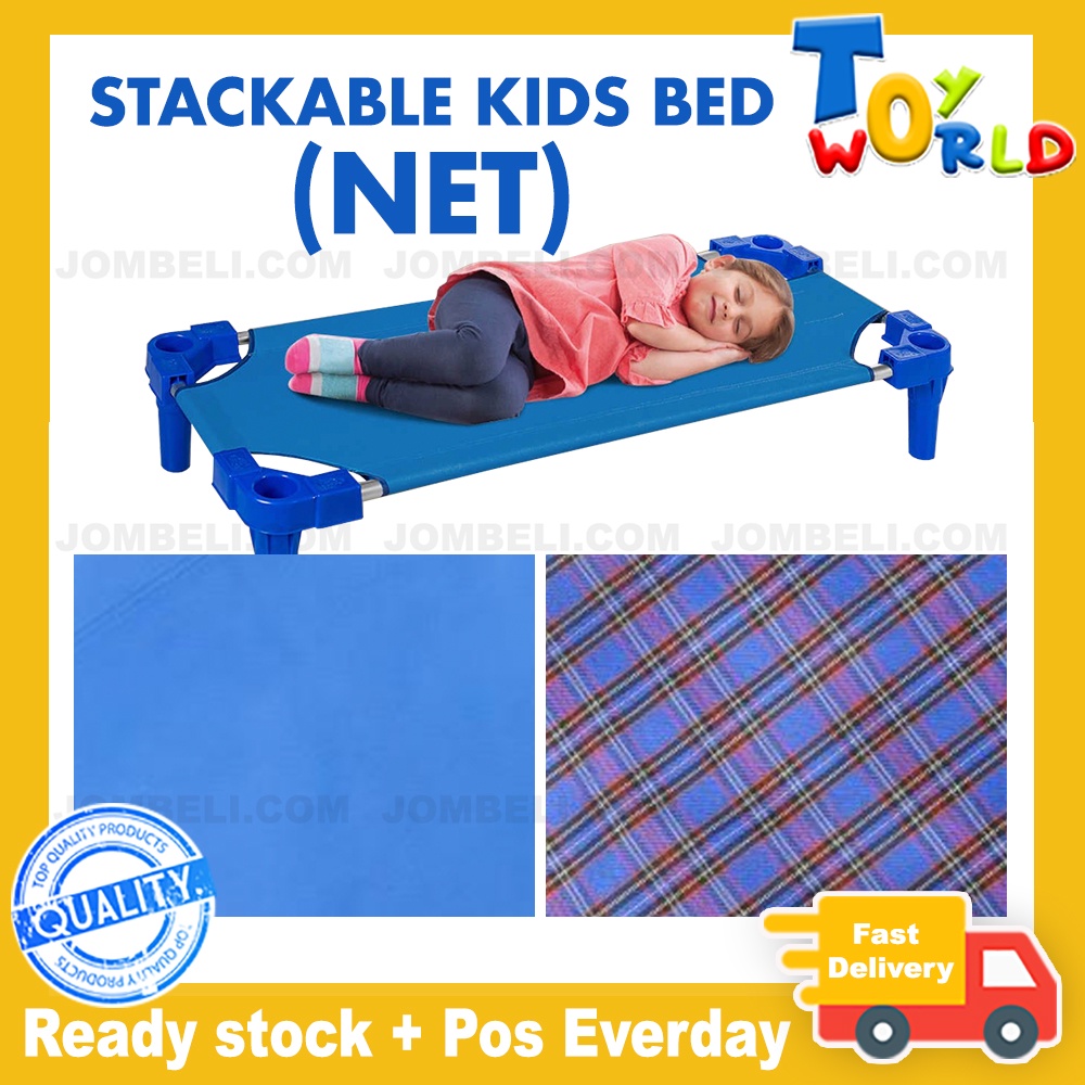 STACKABLE KIDS BED (NET) Sarung Katil Tadika / Taska | Shopee Malaysia
