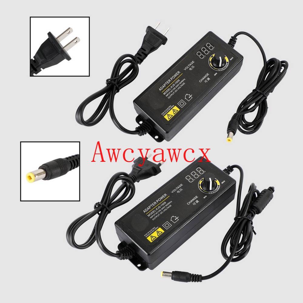 AC 100-240V to DC 3V 5V 6V 9V 12V 15V 18V 19V 20V 24V 1A 2A 3A 5A Power Supply Adapter ...
