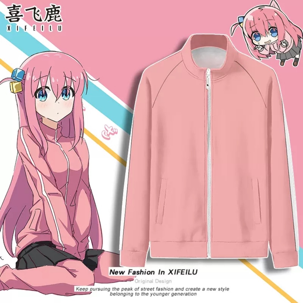 Bocchi the Rock Gotou Hitori Cosplay Hoodie 3D Printed Hood Pullover ...