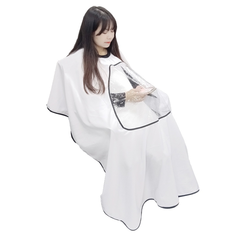Salon Haircut Cutting Hair Waterproof Cloth Haircut Salon Barber Cutting Cape Hairdressing Apron ...