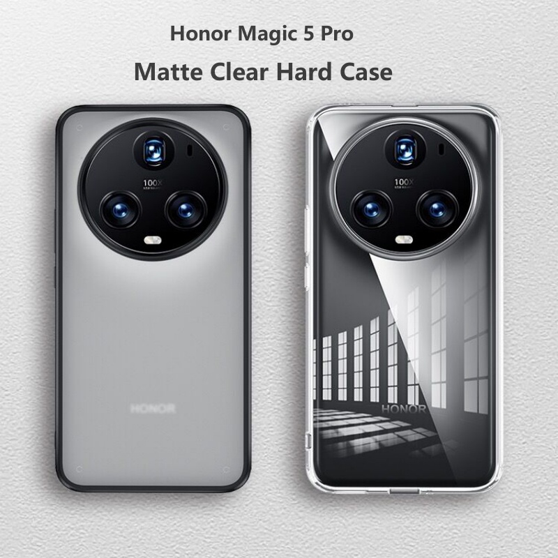 For Honor Magic 5 Pro Case Transparent Cover For Honor Magic5 5Pro 5G Armored Shockproof Clear ...