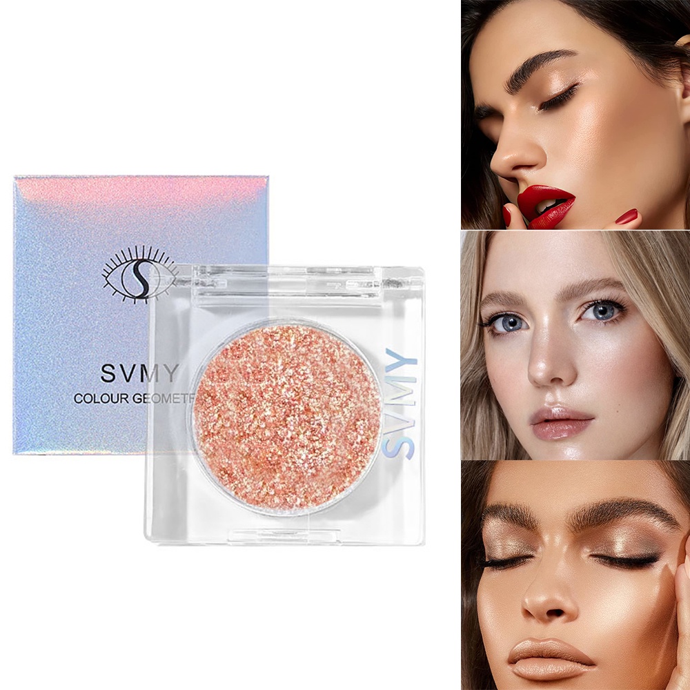 Moondust Eyeshadow Compact - Long-Lasting Shimmery Eye Makeup and ...