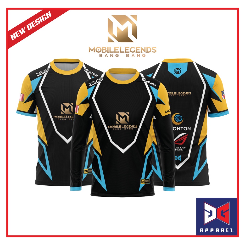 MOBILE LEGEND BANG BANG MLBB UNISEX SHIRT FULL SUBLIMATION | Shopee ...