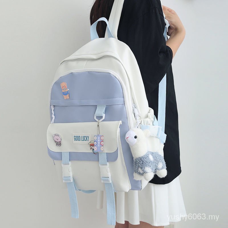 Backpack Female 2023 New Style Schoolbag ins Mori Series Versatile ...