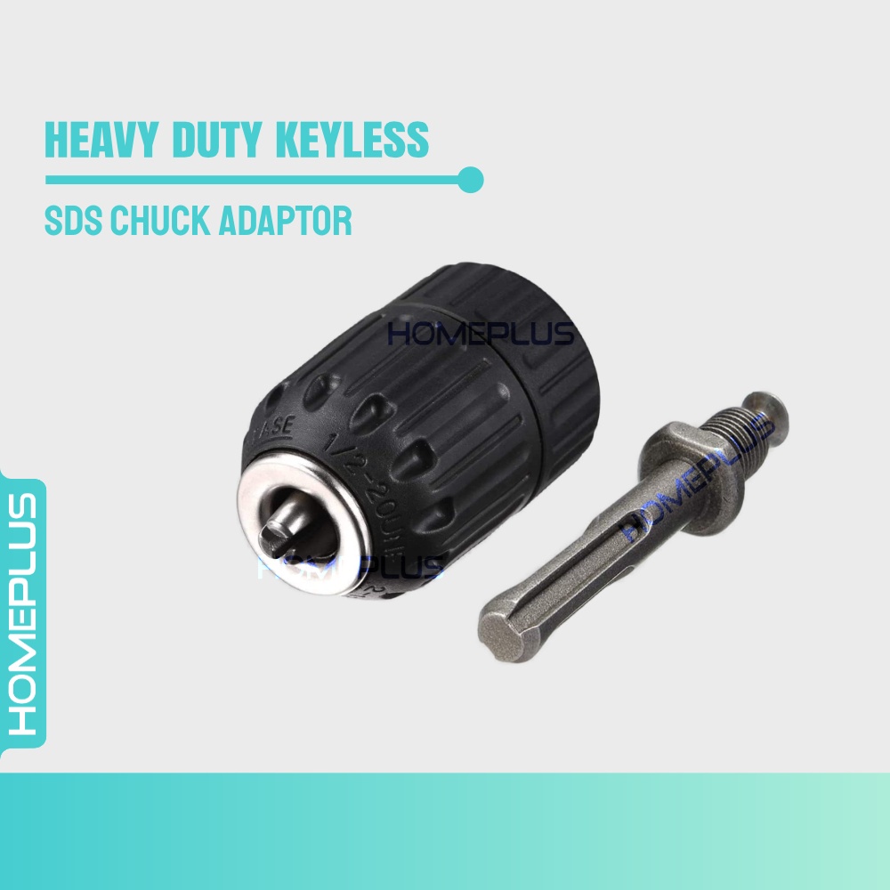 2pcs Heavy Duty SDS Keyless Autolock Drill Chuck Head Set Adapter ...
