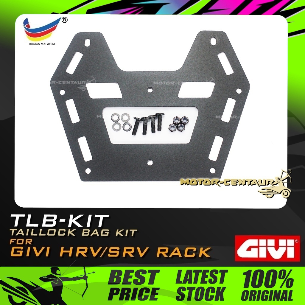 GIVI TAILLOCK BASE PLATE (FOR HRV / SRV RACK, TLB18 TLB20 TLB 30 ...