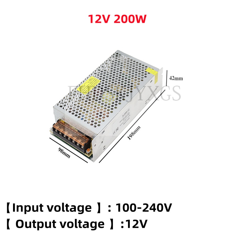 DC 5V/12V/24V 1A 2A 3A 5A 8A 10A 15A 20A 30A 40A Switch Power Supply ...
