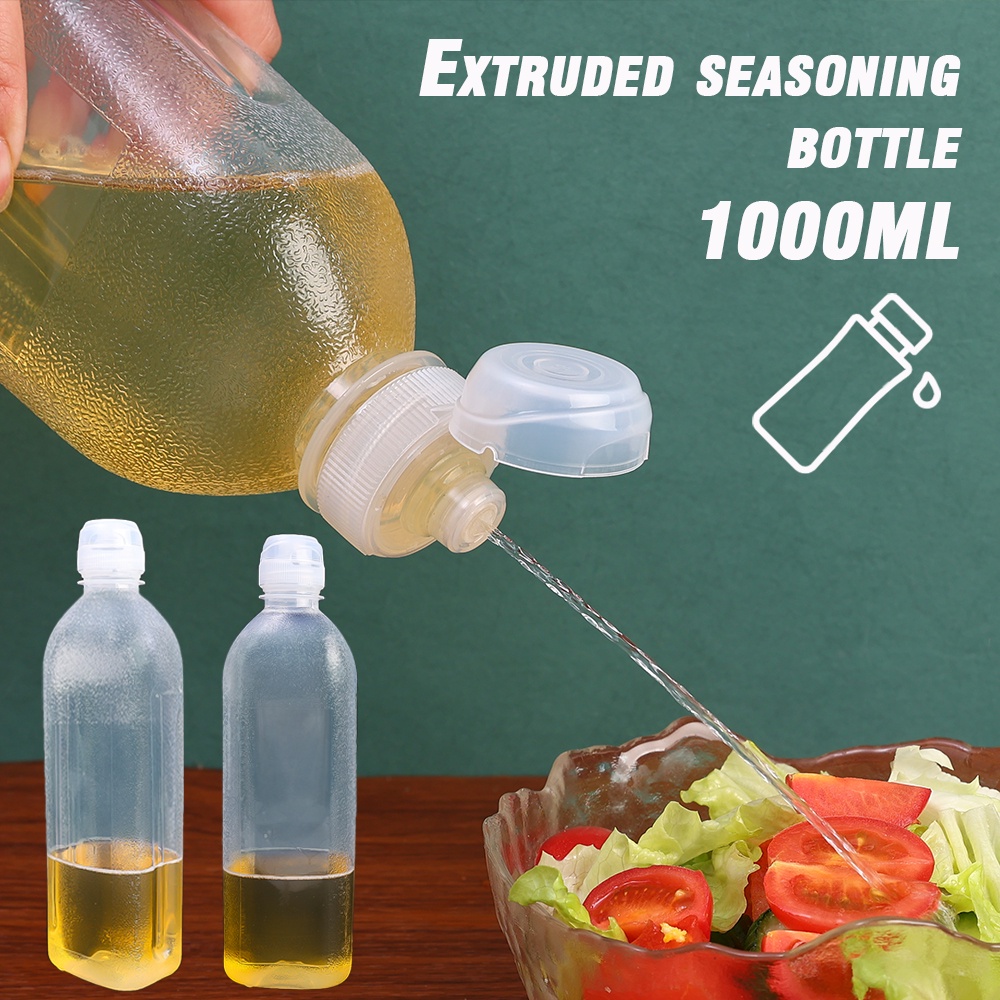 [ Featured ] Leakproof Squeezing Oil Bottles Refillable Seasoning ...