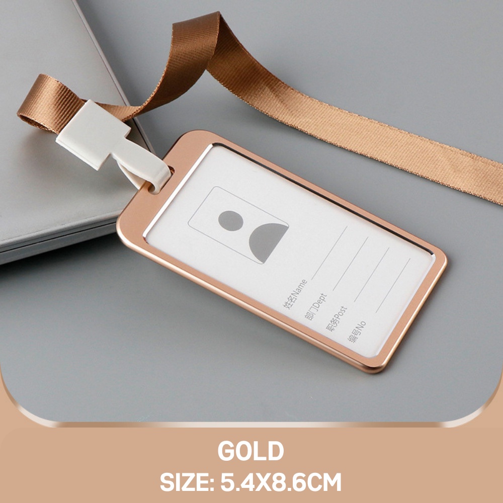 Pemegang Kad Pekerja Employee Work Badge ID Aluminium Card Holder ...