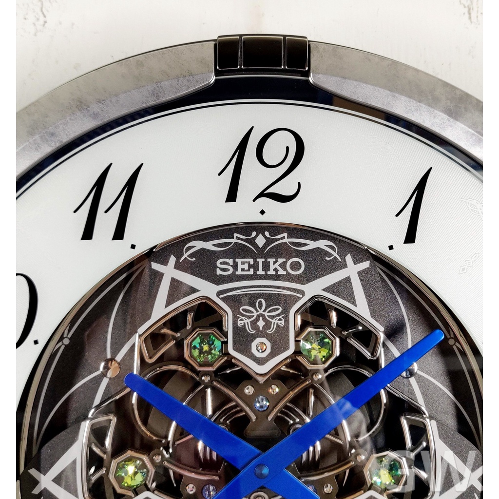 100% ORIGINAL SEIKO Melodies in Motion Wall Clock QXM397 (QXM397S) [Jam ...