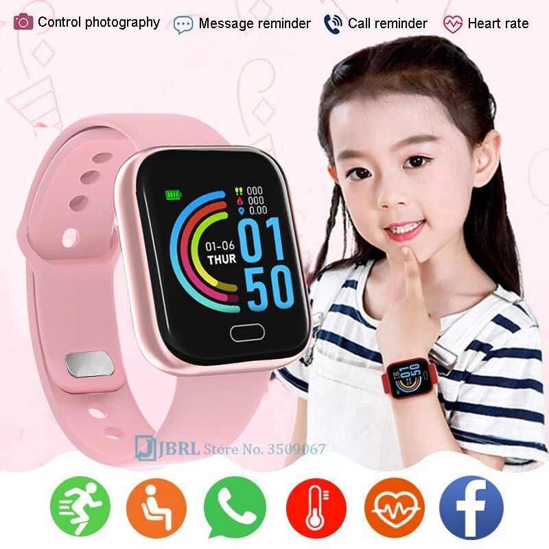 POSHI Y68 Smart Watch Fitness Tracker Digital Jam Tangan Kanak Digital ...