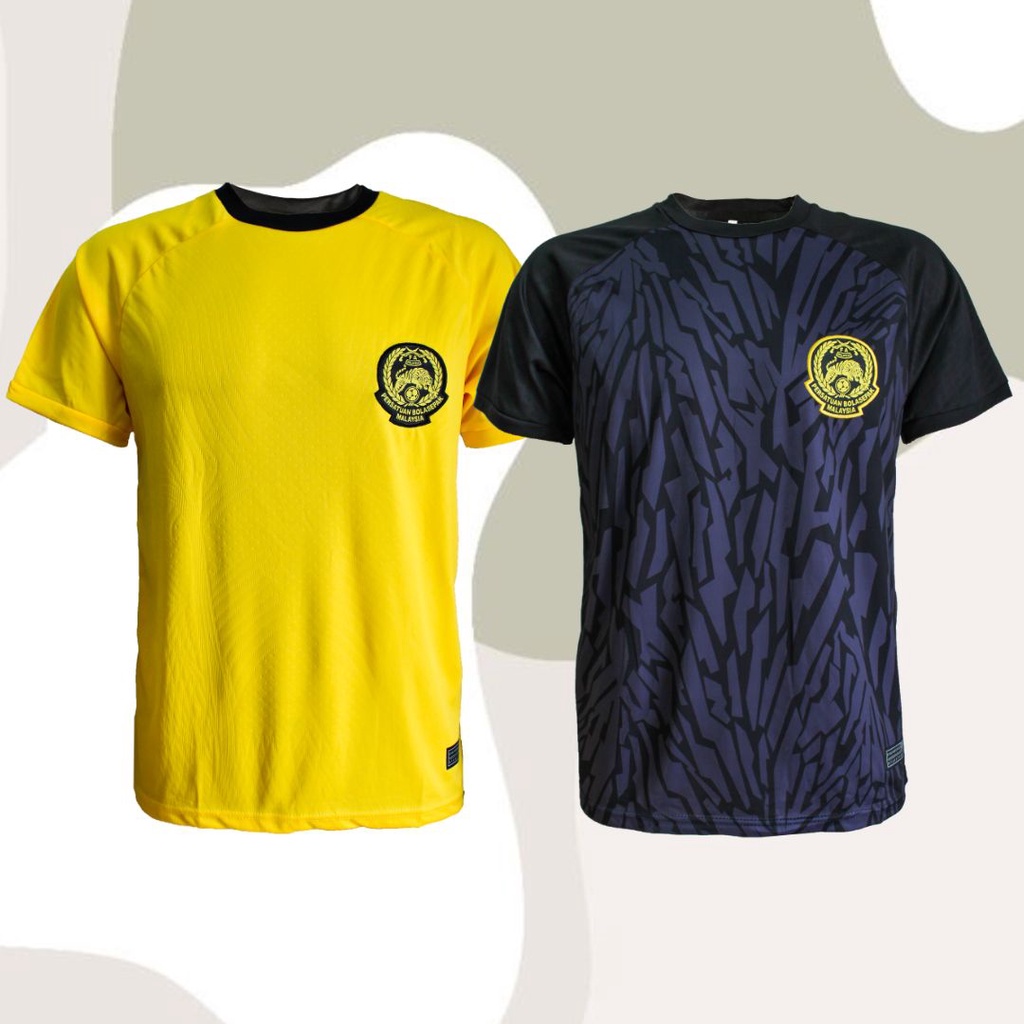 (HARGA BORONG) MEN JERSEY PERSATUAN BOLA SEPAK MALAYSIA T-SHIRT SHORT SLEEVES (BAJU JERSI LELAKI ...