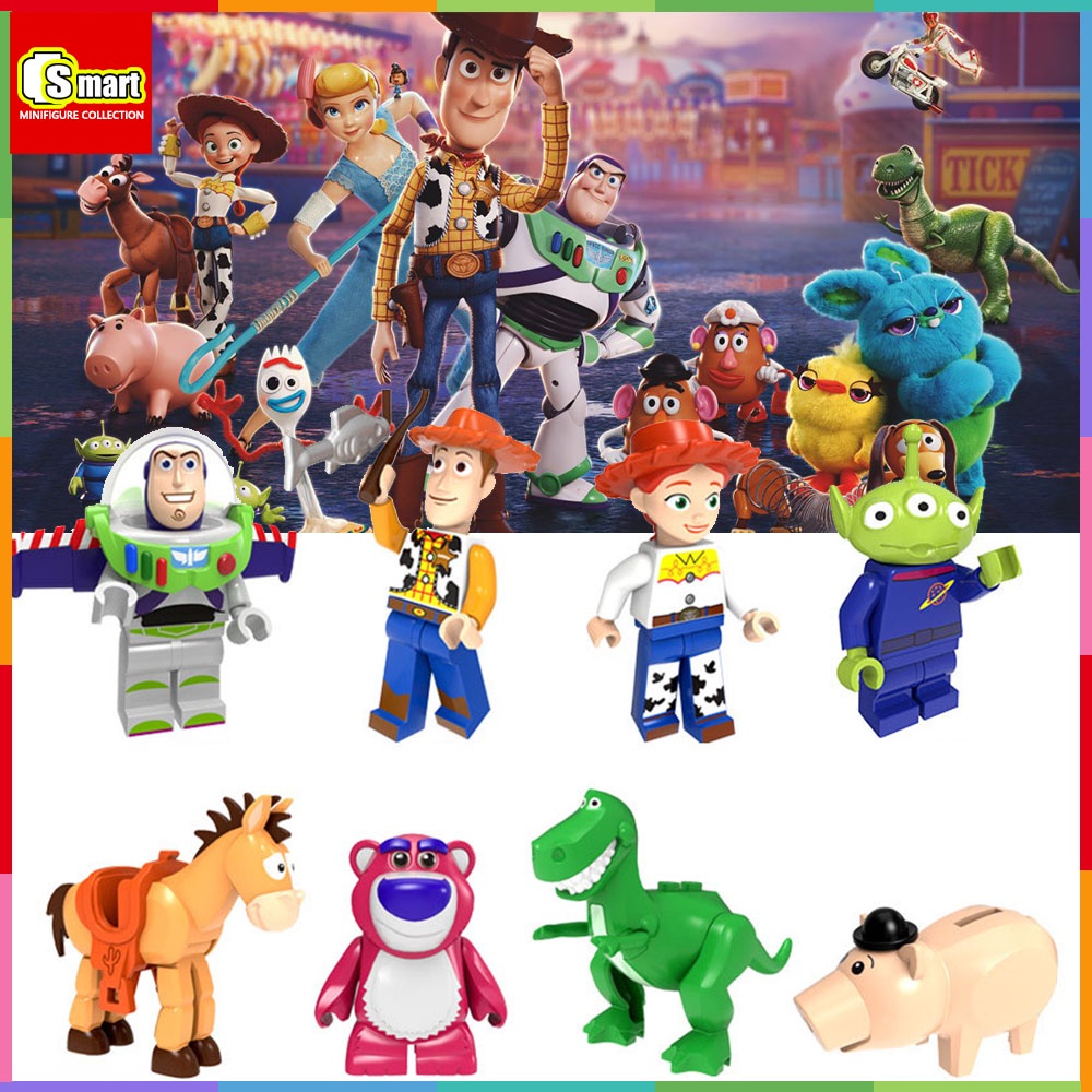 Toy Story Mini-Doll Buzz Lightyear Woody Heart Horse Triss Three Eyes ...