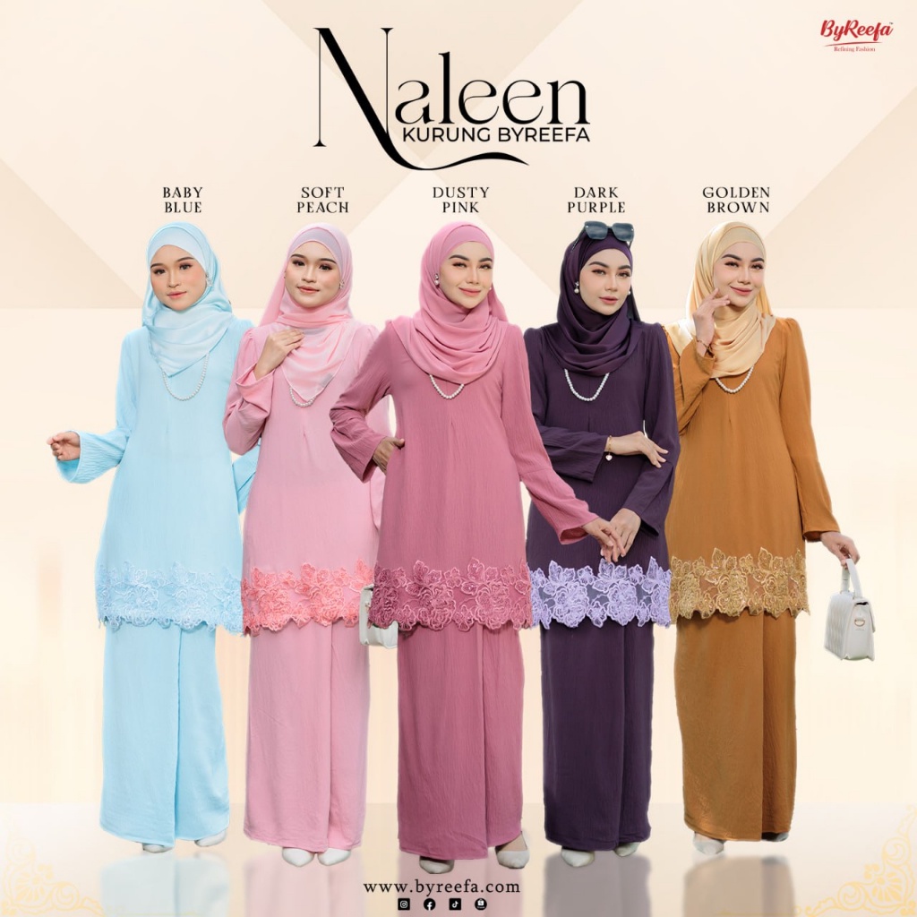 [Raya 2023] Kurung Naleen ByReefa Collection | Shopee Malaysia