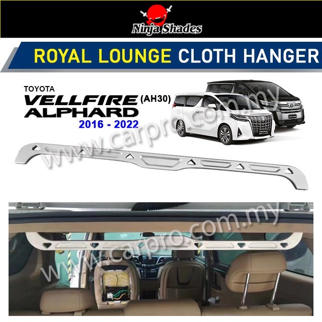 Hc-Cargo Alphard Vellfire MPV Trunk Top Royal Lounge Cloth Hanger Bar ...