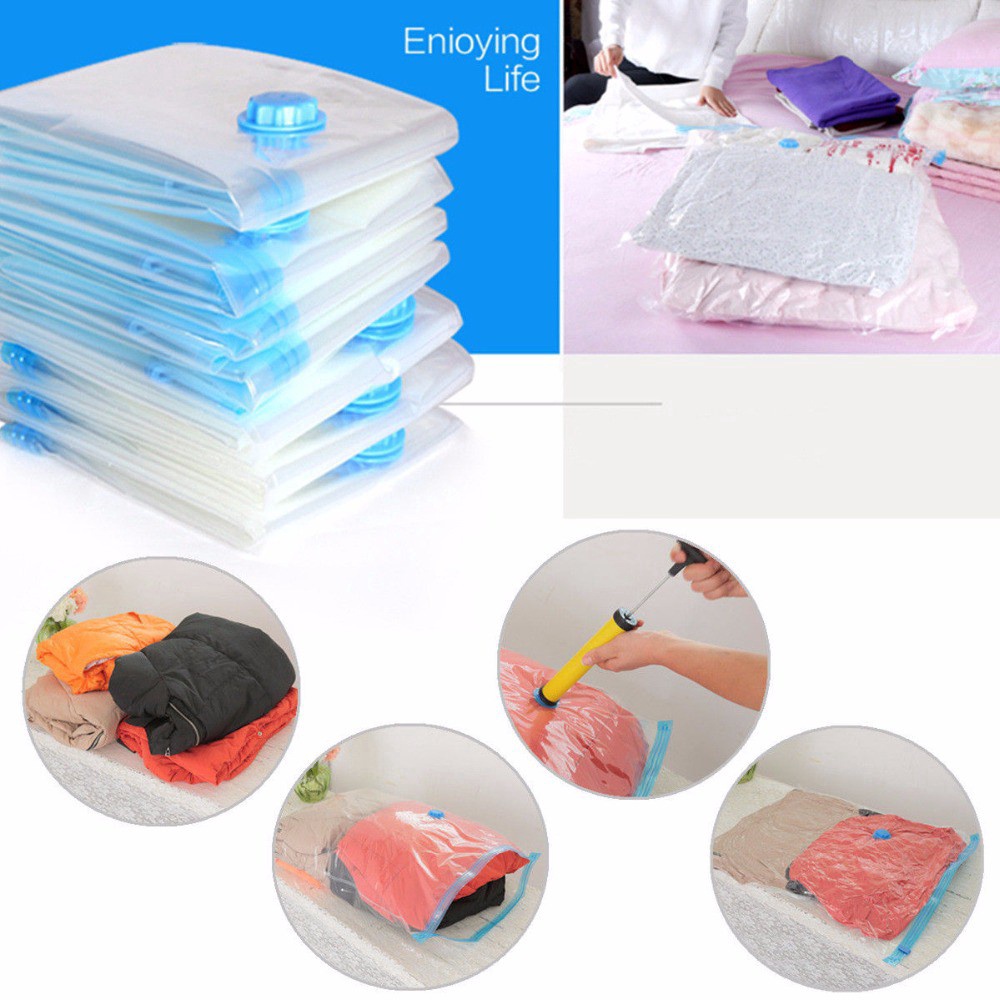 Travel Extra Large Vacuum Storage Bag, Foldable Compressed Bag ...