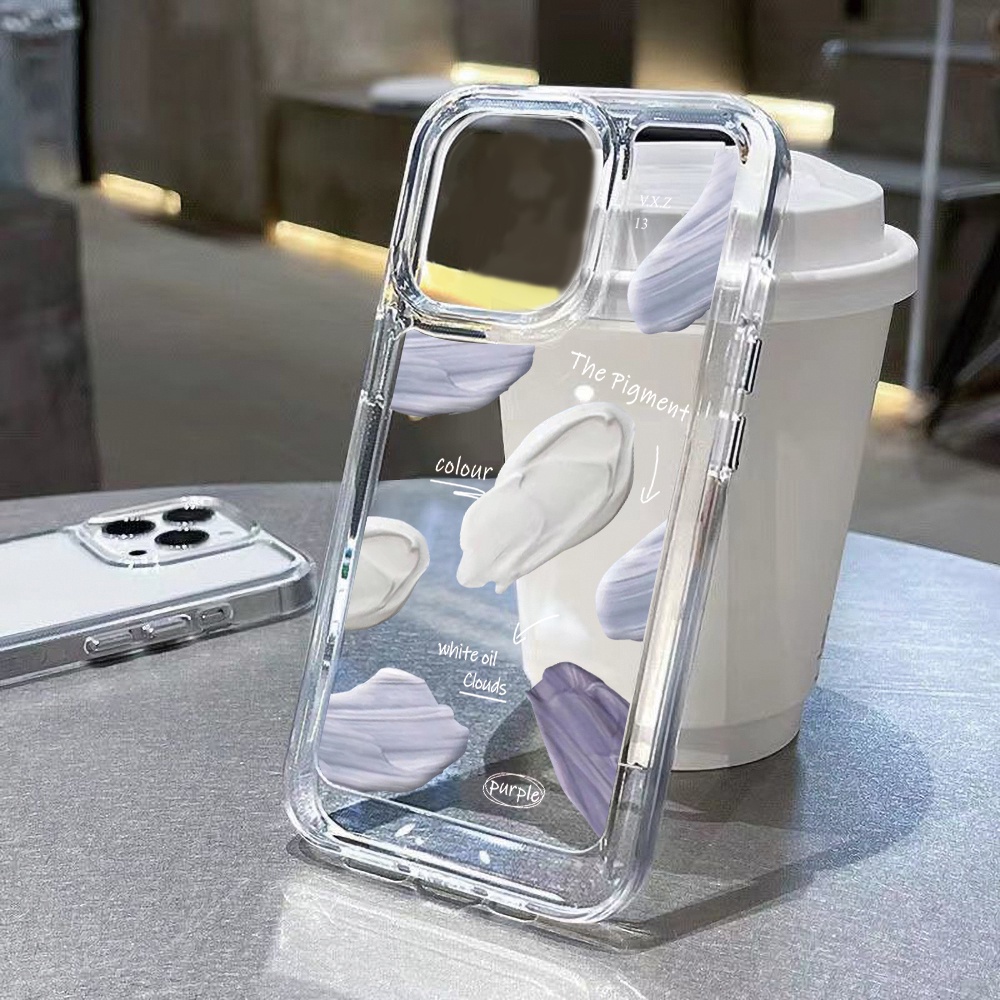 Aesthetic Cute Clear Space Case Compatible for IPhone 14 13 12 11 Pro ...