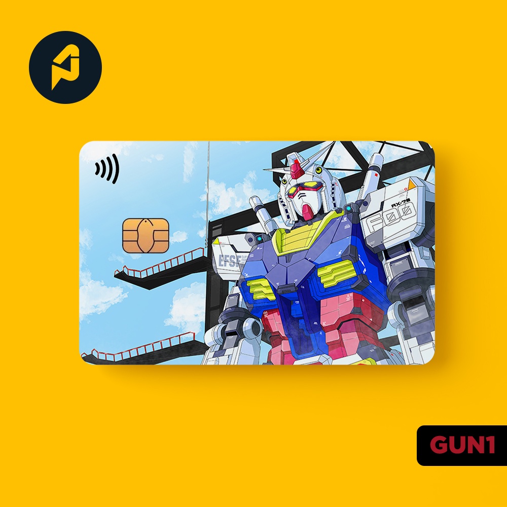 GUNDAM (Series 4) - ATM, Debit Card Skin Cover (Waterproof, High ...