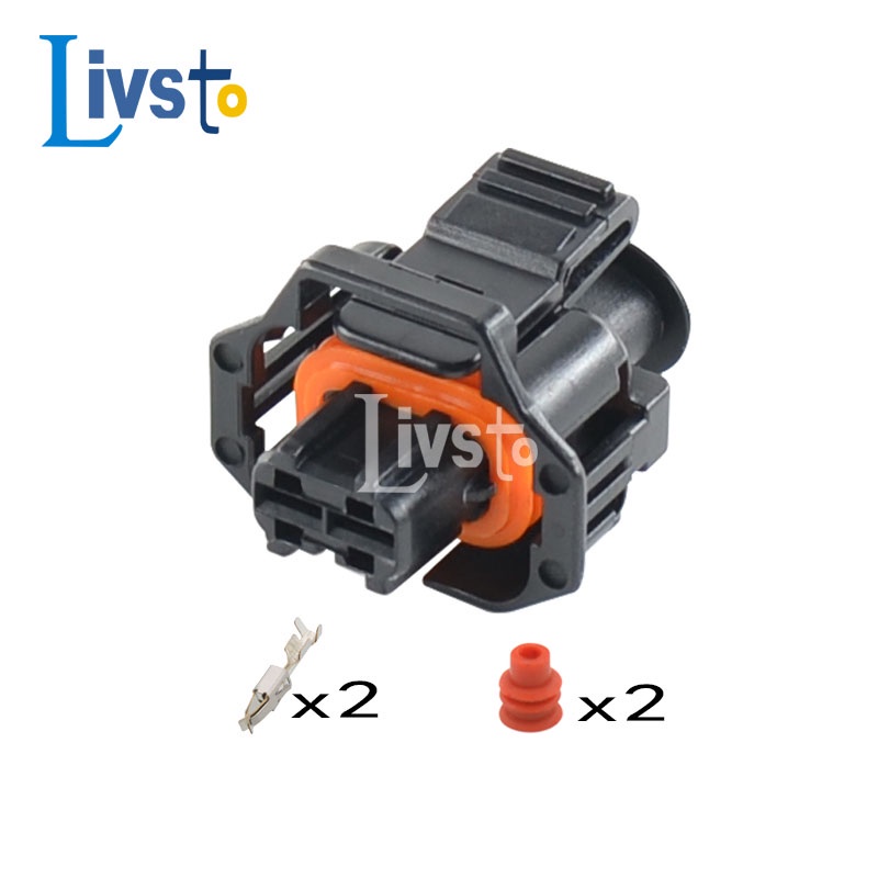 5 sets 2 way pin female automotive electrical boschs connector ...