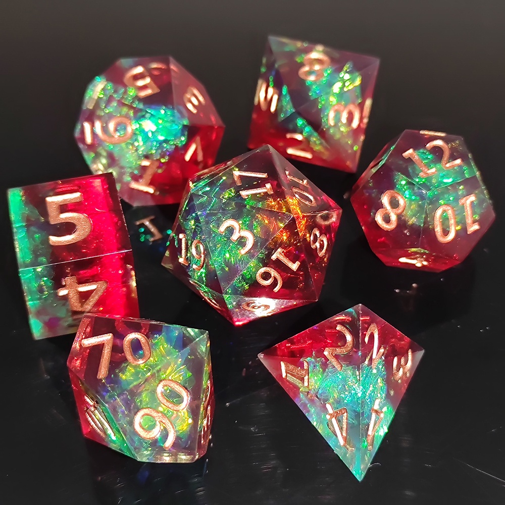 Sharp Angle Resin Dice Dragon and Dungeon DND TRPG Board Game ...