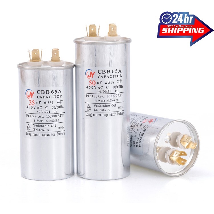 CBB65 Aircond Capasitor Kapacitor JY Air Conditioner Compressor Running ...