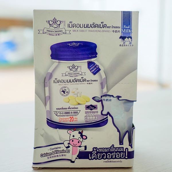 Thai Chong Milk Tablet Healthy Snack with Calcium Snek Sihat Dengan ...