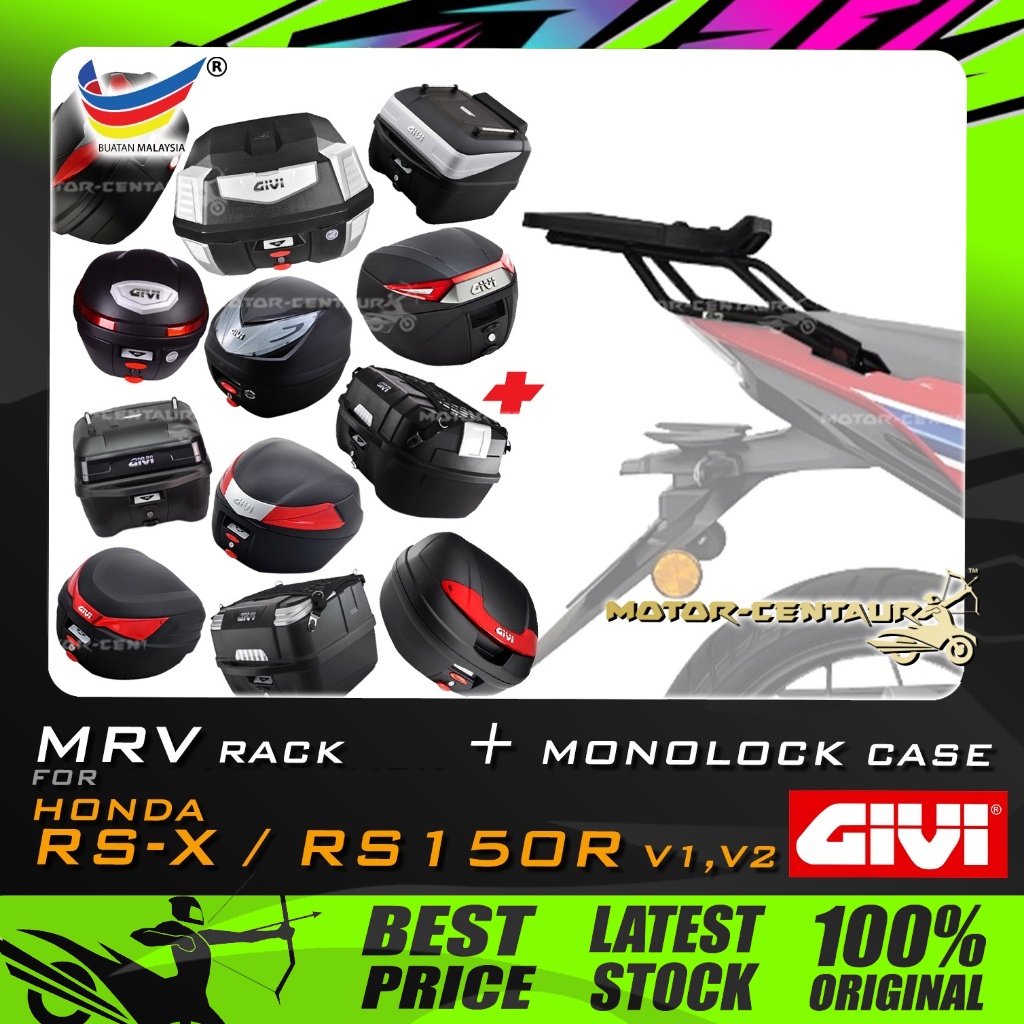 SET KOMBO KOTAK/BOX GIVI B27/B32/B33/B42/B45 TOP CASE + GIVI HONDA ...
