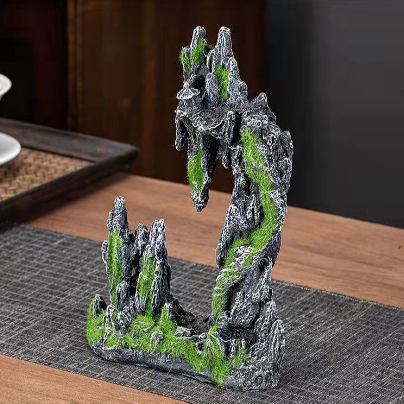 1kg Fish Aquarium Aquascaping Seiryu Stone Ryuoh Rock 仿真鱼缸造景石园艺小假山微景观 ...