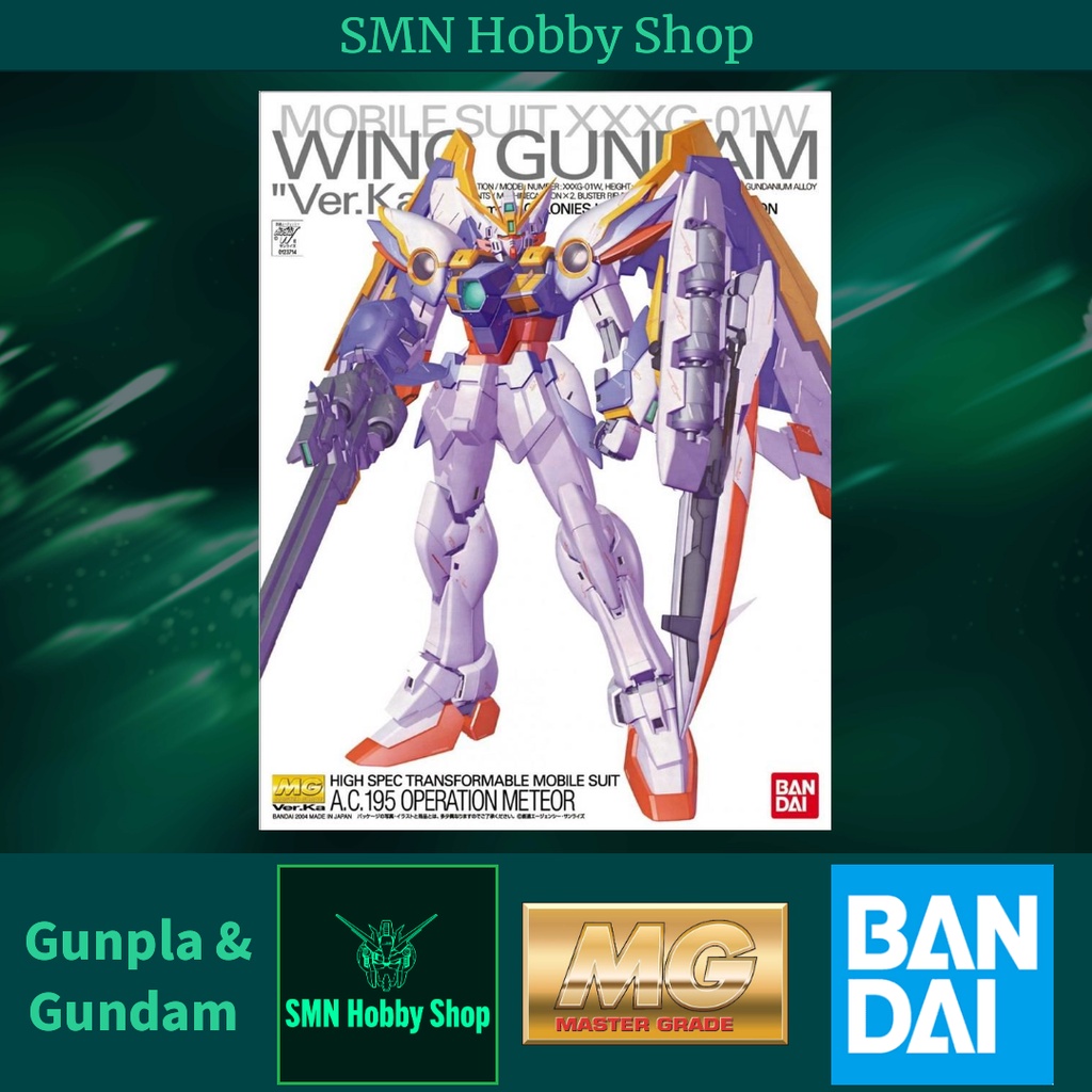 MG 1/100 XXXG-01W Wing Gundam Ver Ka Gunpla - Gundam [Mobile Suit Gundam Wing] (Bandai) | Shopee ...