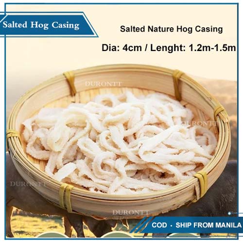1.2m Natural Salted Hog Casing Edible Sausage Casing Salted Collagen ...