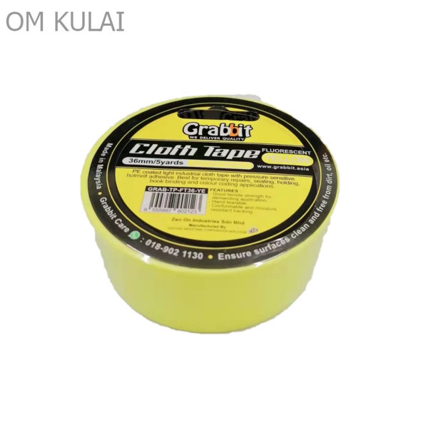 CP GRABBIT FLUORESCENT CLOTH TAPE 24MM/36MM/48MM | Shopee Malaysia