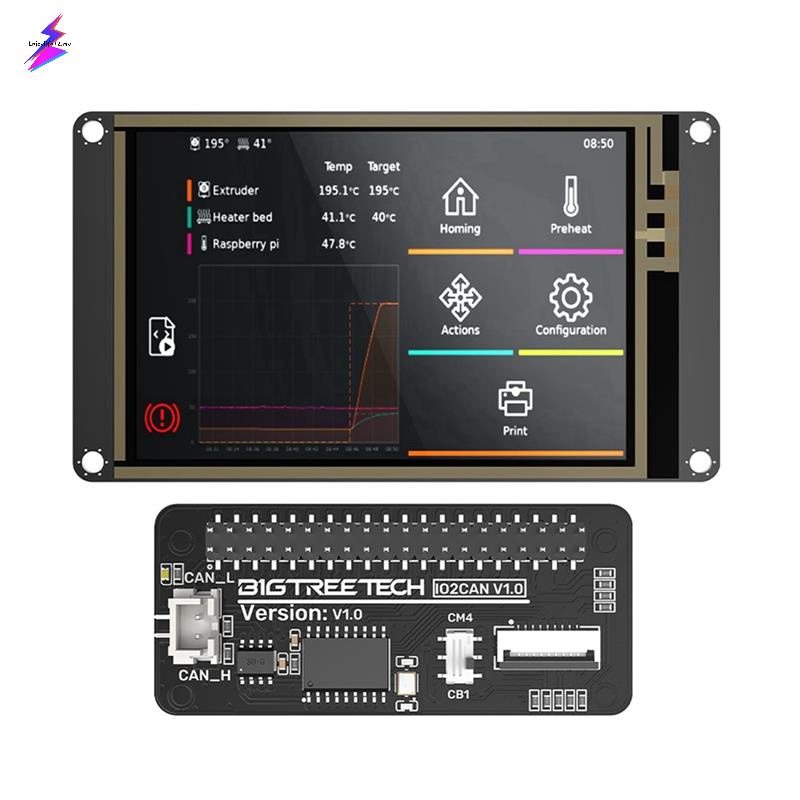 BIGTREETECH TFT35 SPI V2.1 Touch Screen 3.5 Inch Display IO2CAN 3D ...