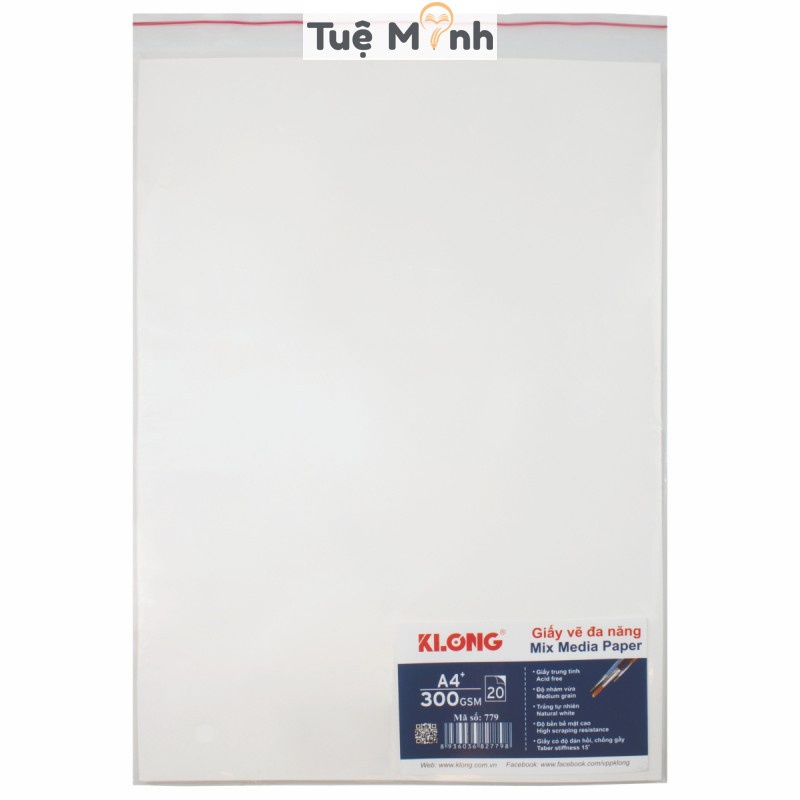 Volume 20 A4+ Klong Drawing Paper Super Thick 300gsm Watercolor Art ...