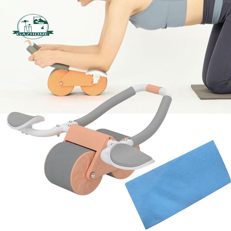 [ AB Rollers with Mat for Abdominal Core Muscle Exercise Fitness ...