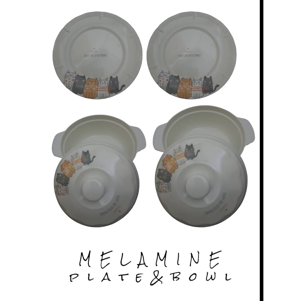 🔥READY STOCK🔥MANGKUK & PINGGAN MELAMINE/MELAMINE BOWL WITH COVER ...