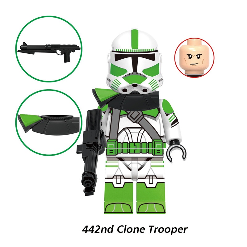 SW Space Wars 501st Kamino CGI Geonosis ARF Trooper Boomer Commander ...