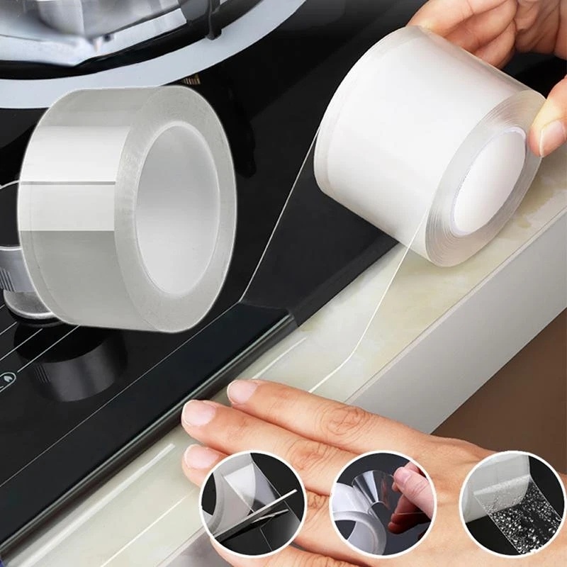Strong Self-adhesive Kitchen Tape Sink Waterproof Basin Edge ...