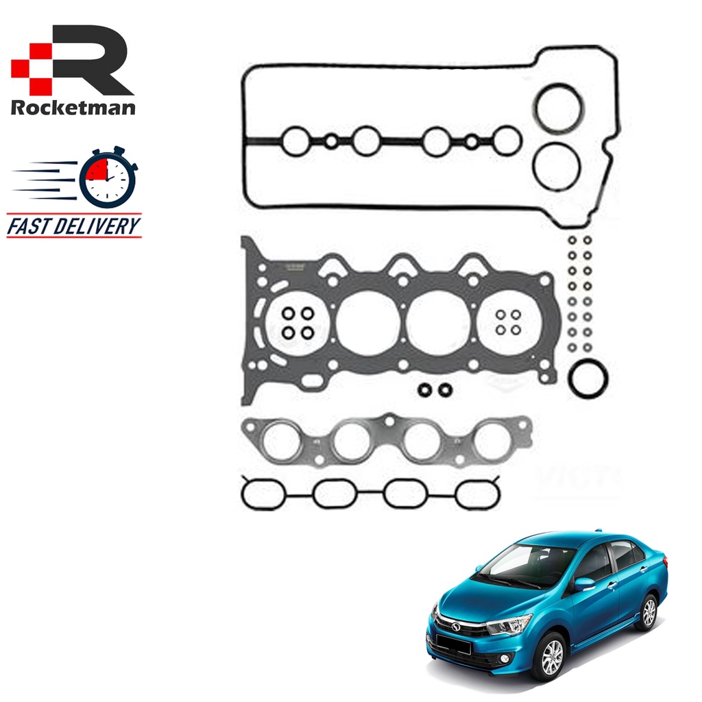PERODUA TOP SET GASKET BEZZA 1.3 GENUINE PARTS | Shopee Malaysia