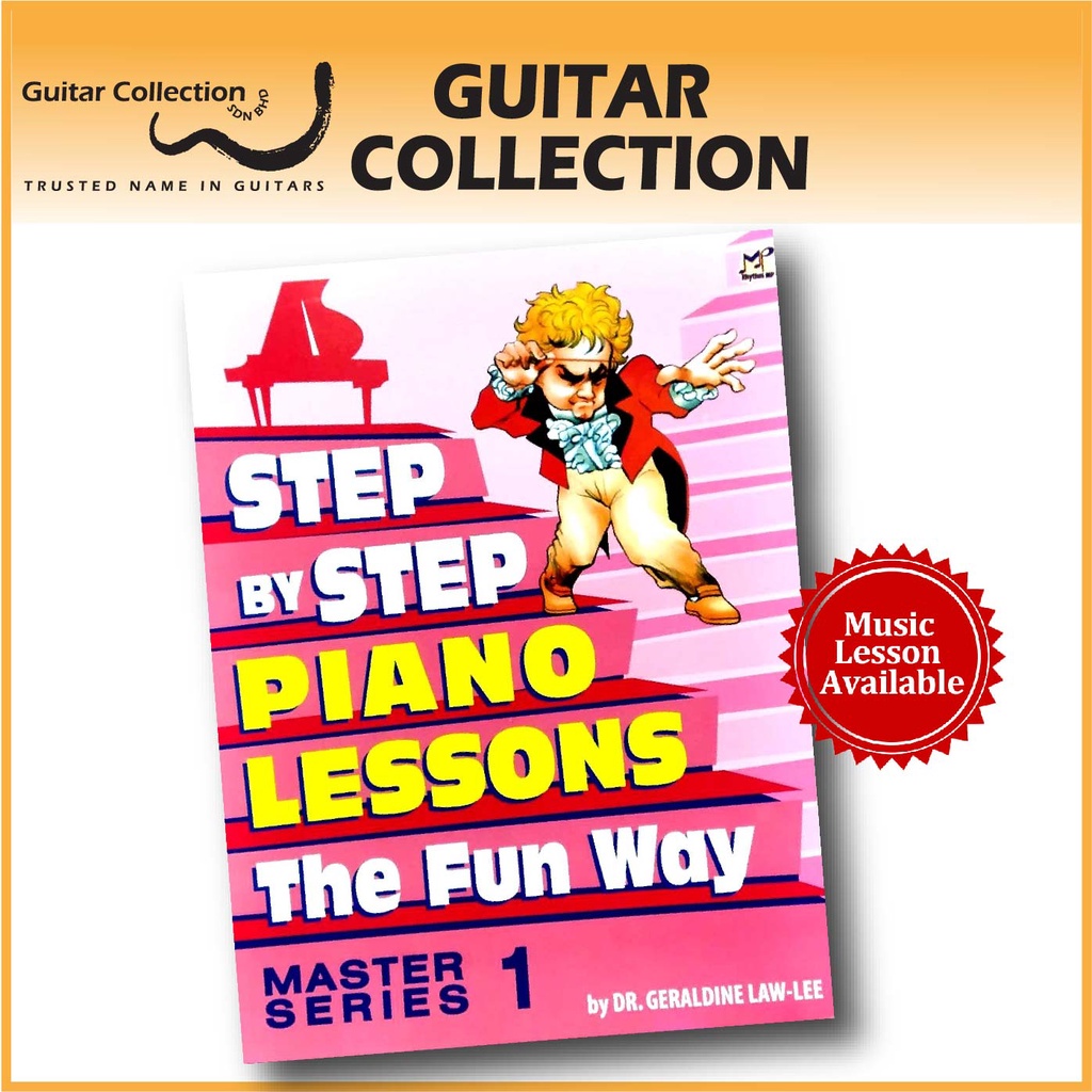 Step By Step Piano Lessons - The Fun Way - Master Series 1 | Shopee ...