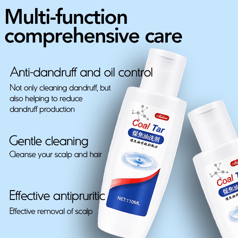 110ML Coal Tar Lotion Anti-dandruff Anti-itch Antibacterial Liquid ...