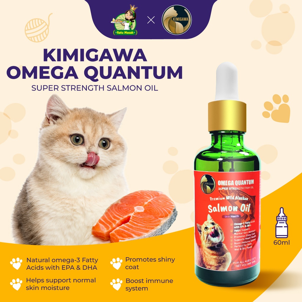 Ready Stock Kimigawa Omega Quantum Super Strength Salmon Oil Omega 3 ...