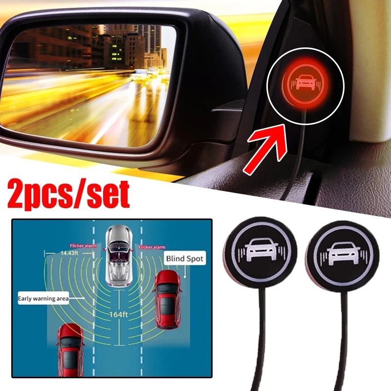 2Pcs Driving Assistance Reversing Signal Indicator Lamp Universal ...