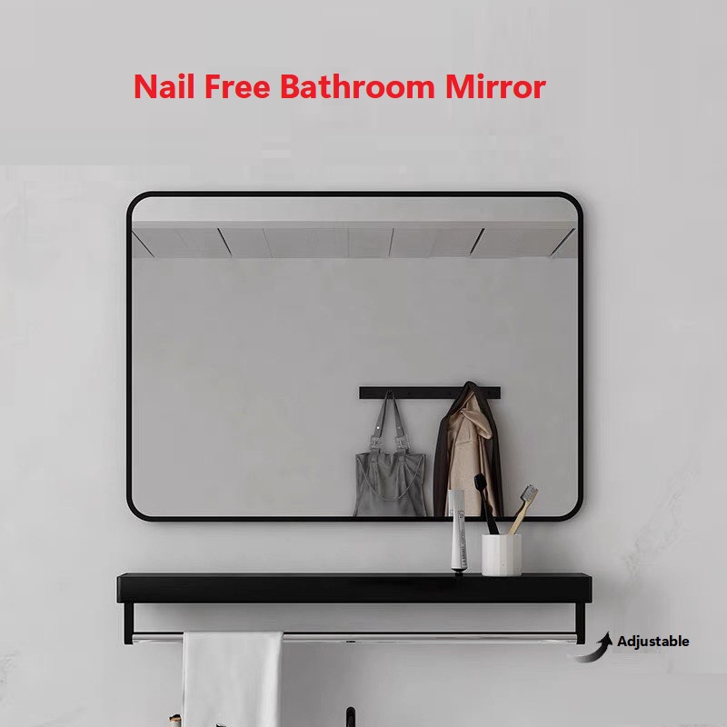 [Warranty] DEKO Rectangle Mirror Wall Mirror Vanity Mirror Bathroom ...