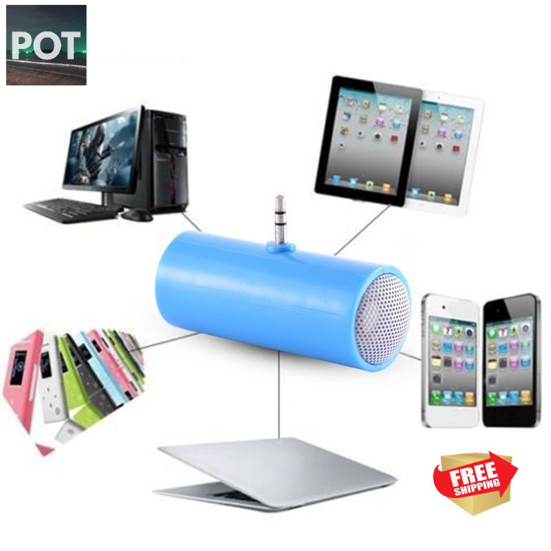 Portable Speaker MP3 Player with 3.5mm Direct Plug & Play Insert Stereo ...