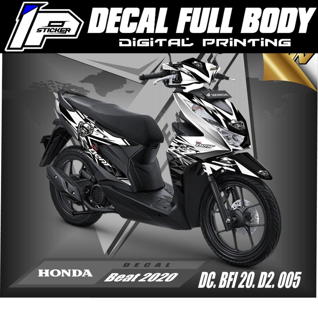 Beat ISS, Deluxe, Street Full Body Motorcycle Sticker Decal - Dekal ...