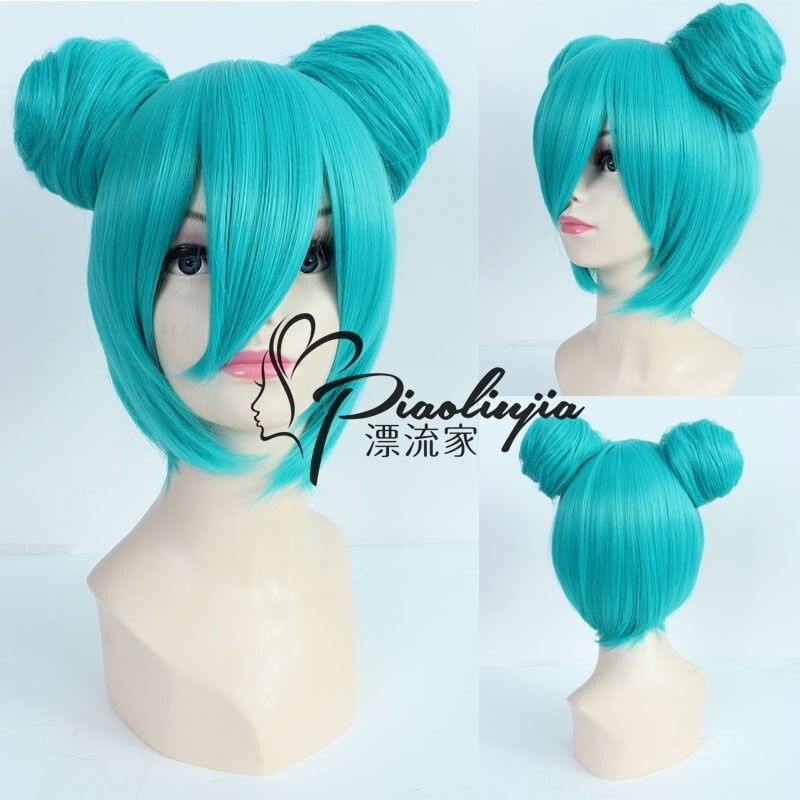 Vocaloid Hatsune Miku Bun Cosplay wig ready stock high quality | Shopee ...